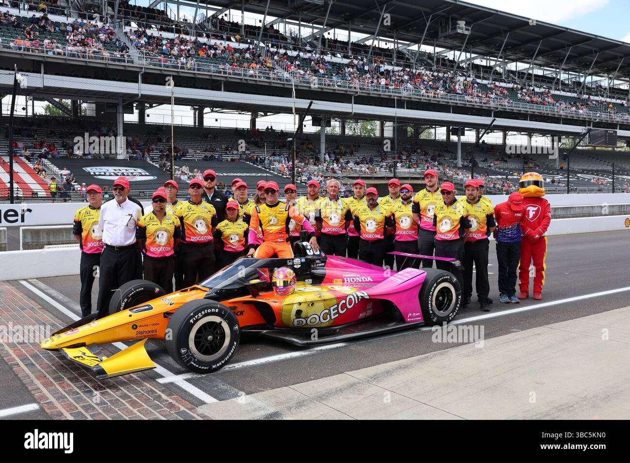 NTT INDYCAR SERIES driver, DEVLIN DEFRANCESCO (30) (CAN) of Toronto ...
