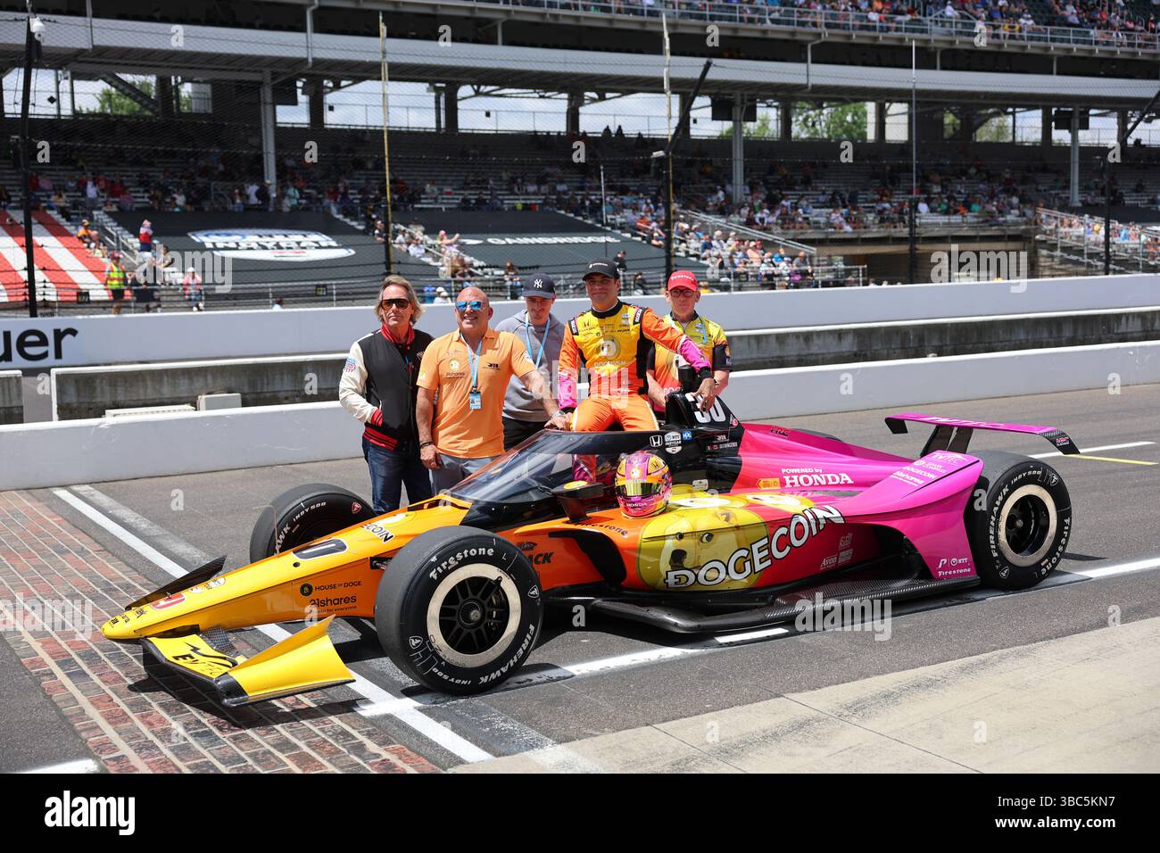 NTT INDYCAR SERIES driver, DEVLIN DEFRANCESCO (30) (CAN) of Toronto ...