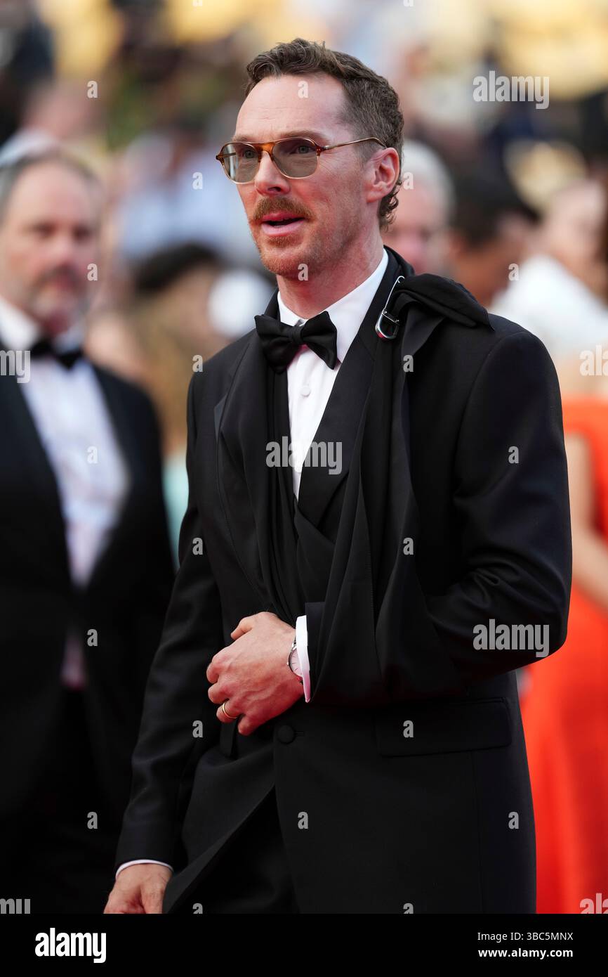 Benedict Cumberbatch poses for photographers upon arrival at the ...