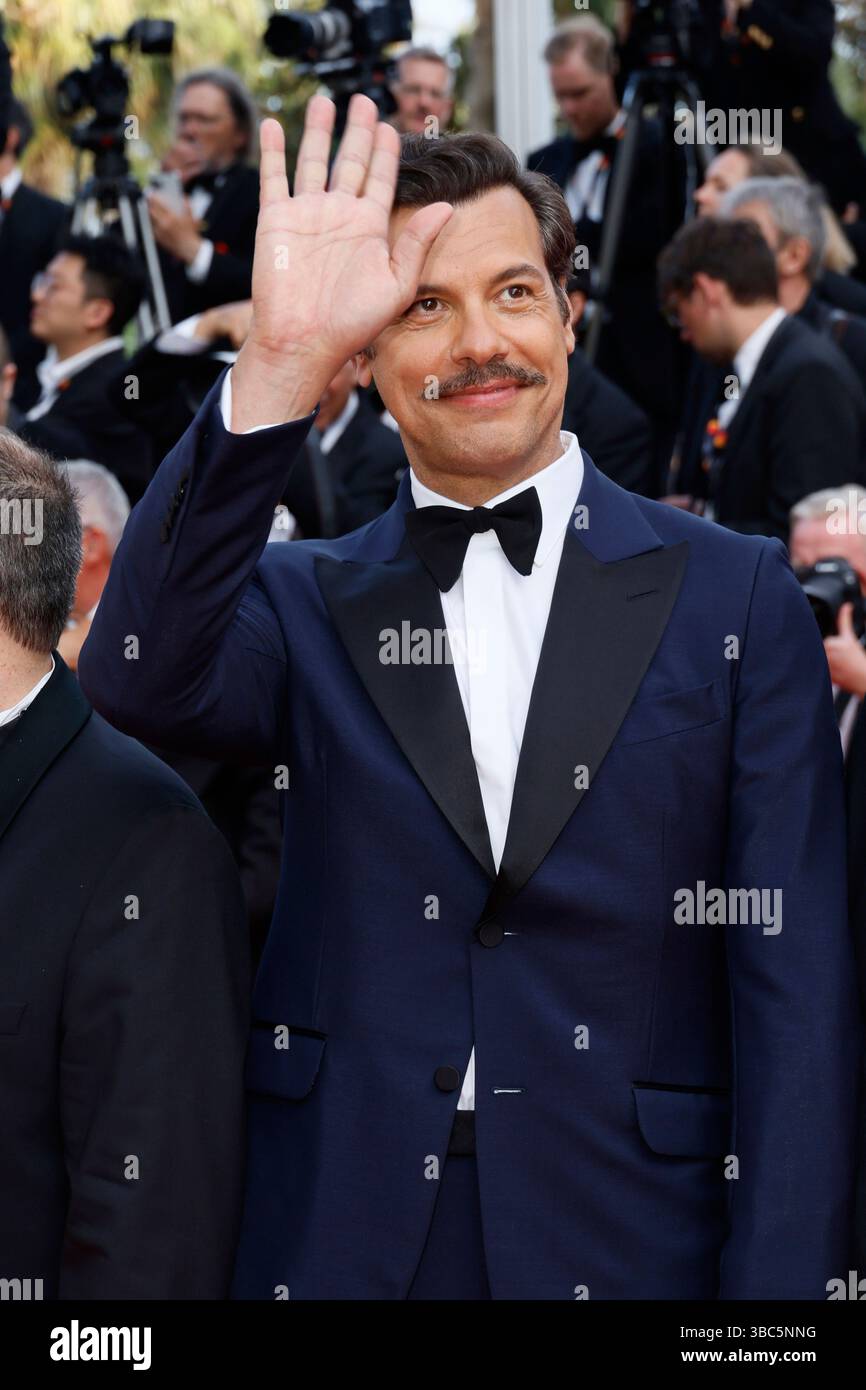 Laurent Lafitte poses for photographers upon arrival at the premiere of ...