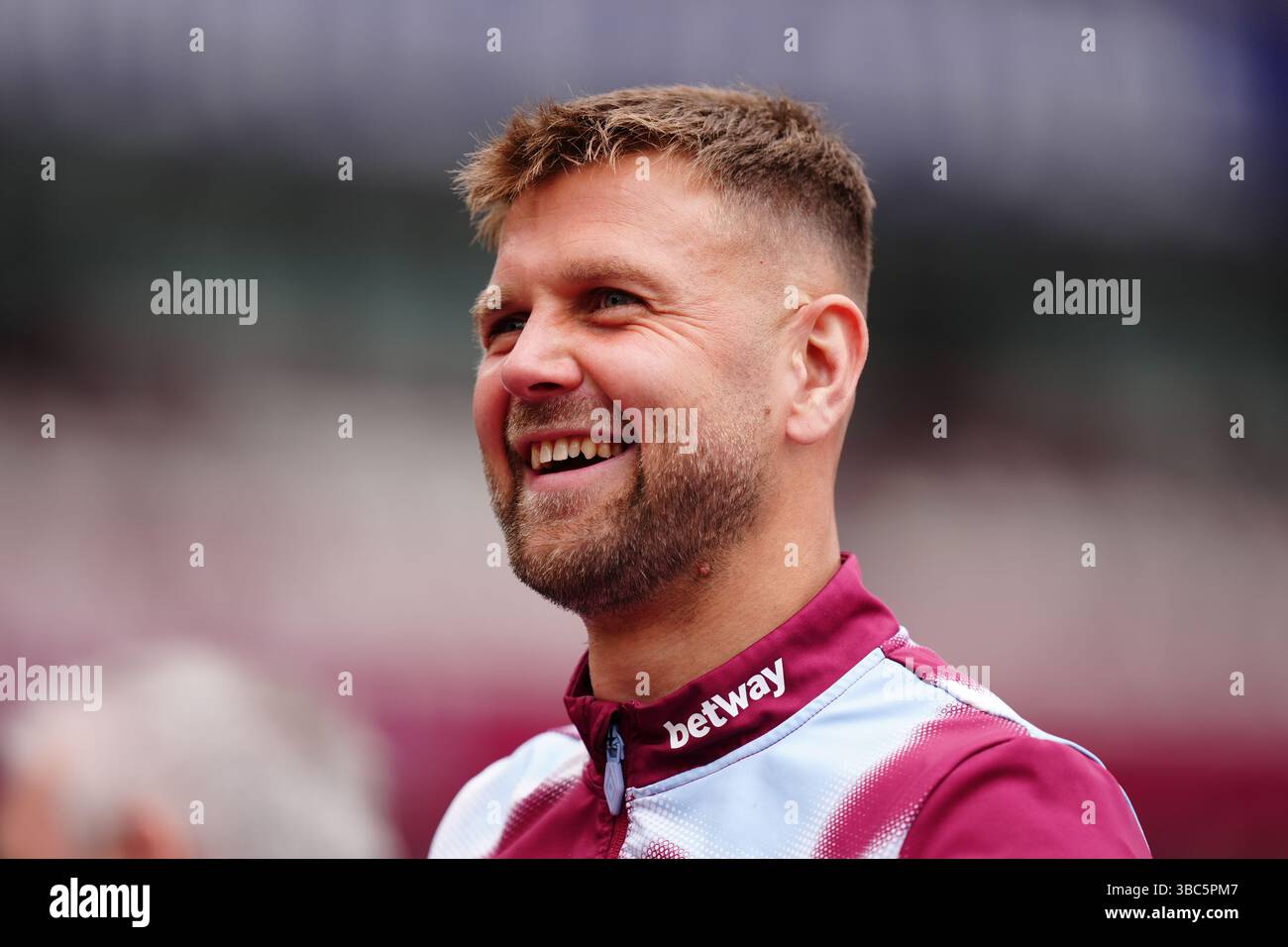 West Ham United's Niclas Fullkrug ahead of the Premier League match at ...