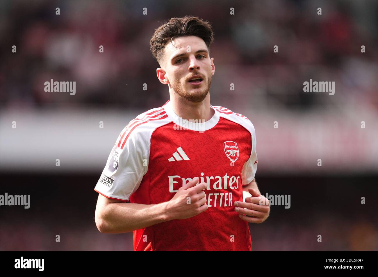 Arsenal's Declan Rice during the Premier League match at Emirates ...