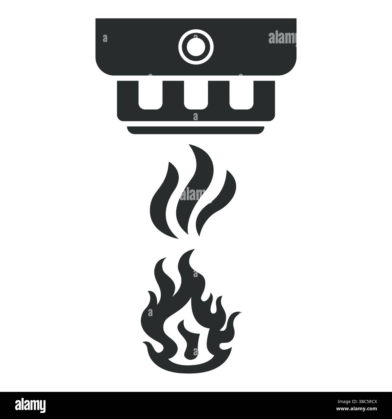 Gas detector device icon Cut Out Stock Images & Pictures - Alamy