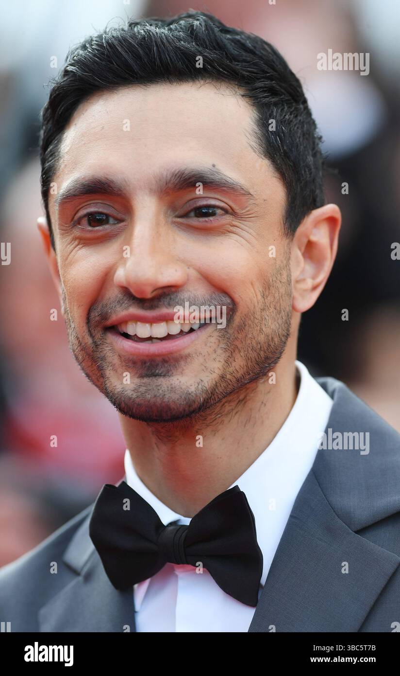 British actor Riz Ahmed attends the premiere of The Phoenician Scheme ...