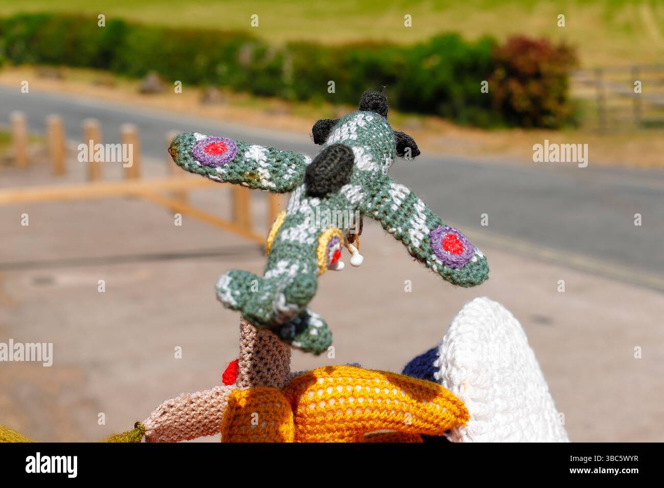 A Post Box Topper at Bolton Abbey created to celebrate the 80th ...