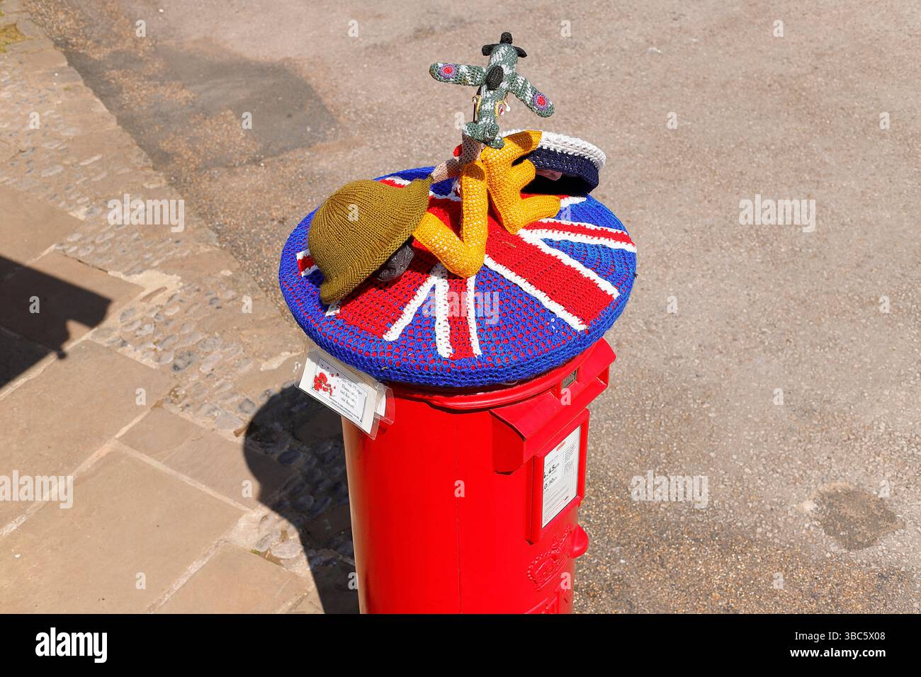A Post Box Topper at Bolton Abbey created to celebrate the 80th ...