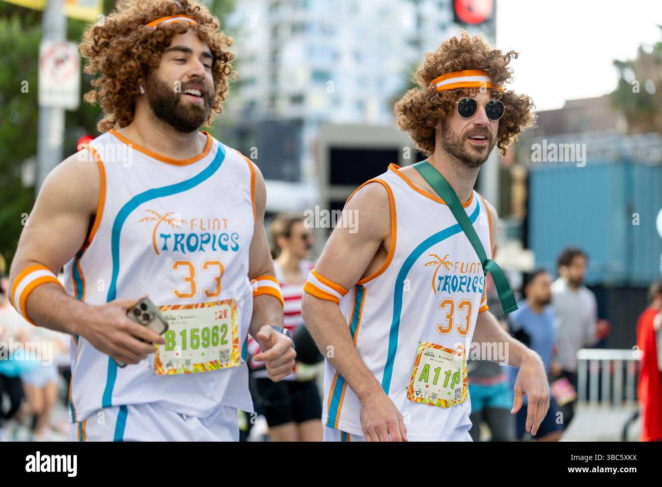 SAN FRANCISCO, CA - MAY 18: Costumed runners race during the 112th ...