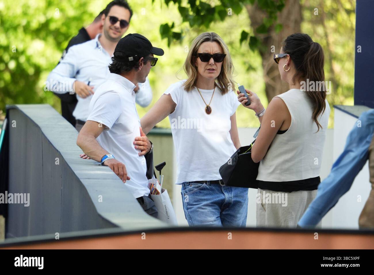 Madrid, Spain. 29th Apr, 2025. Marta Ortega y Carlos Terretta during ...