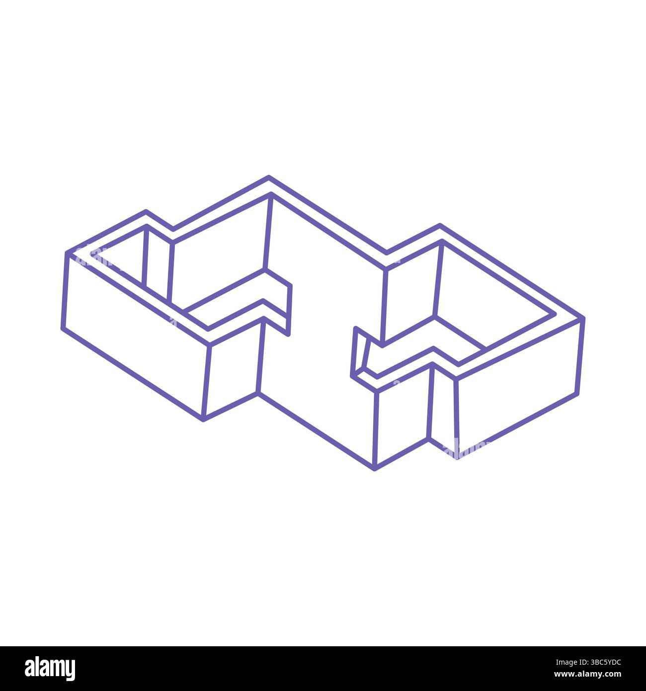 Impossible shapes. Sacred geometry tattoo. Optical illusion figure ...