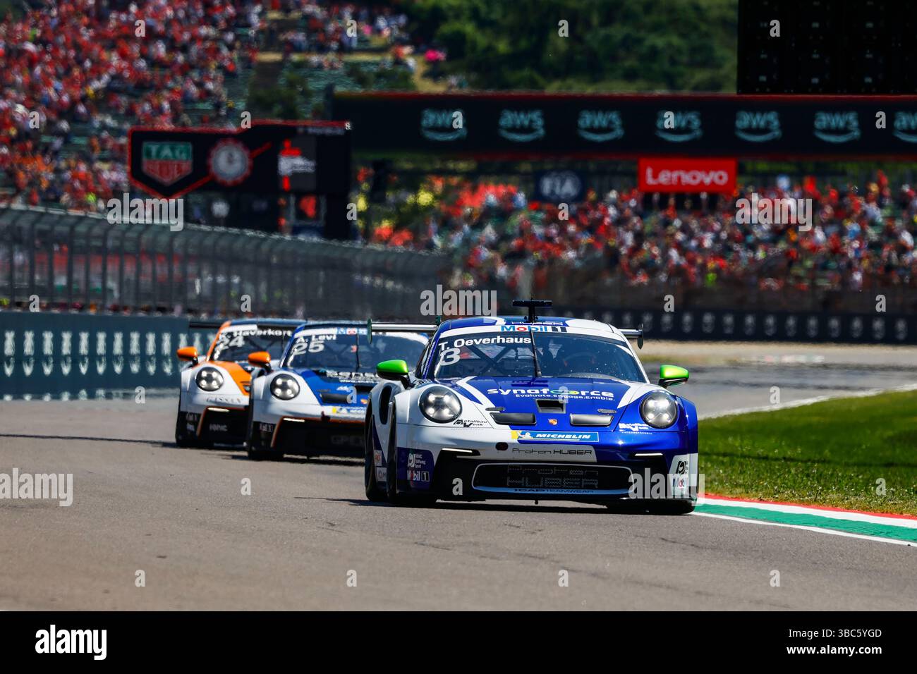 Imola, Italy. 18th May, 2025. #3 Theo Oeverhaus (DEU, Proton Huber ...