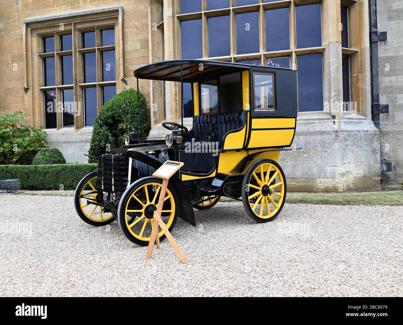 Some antique motor vehicles at BBC's Antique Roadshow Stock Photo - Alamy