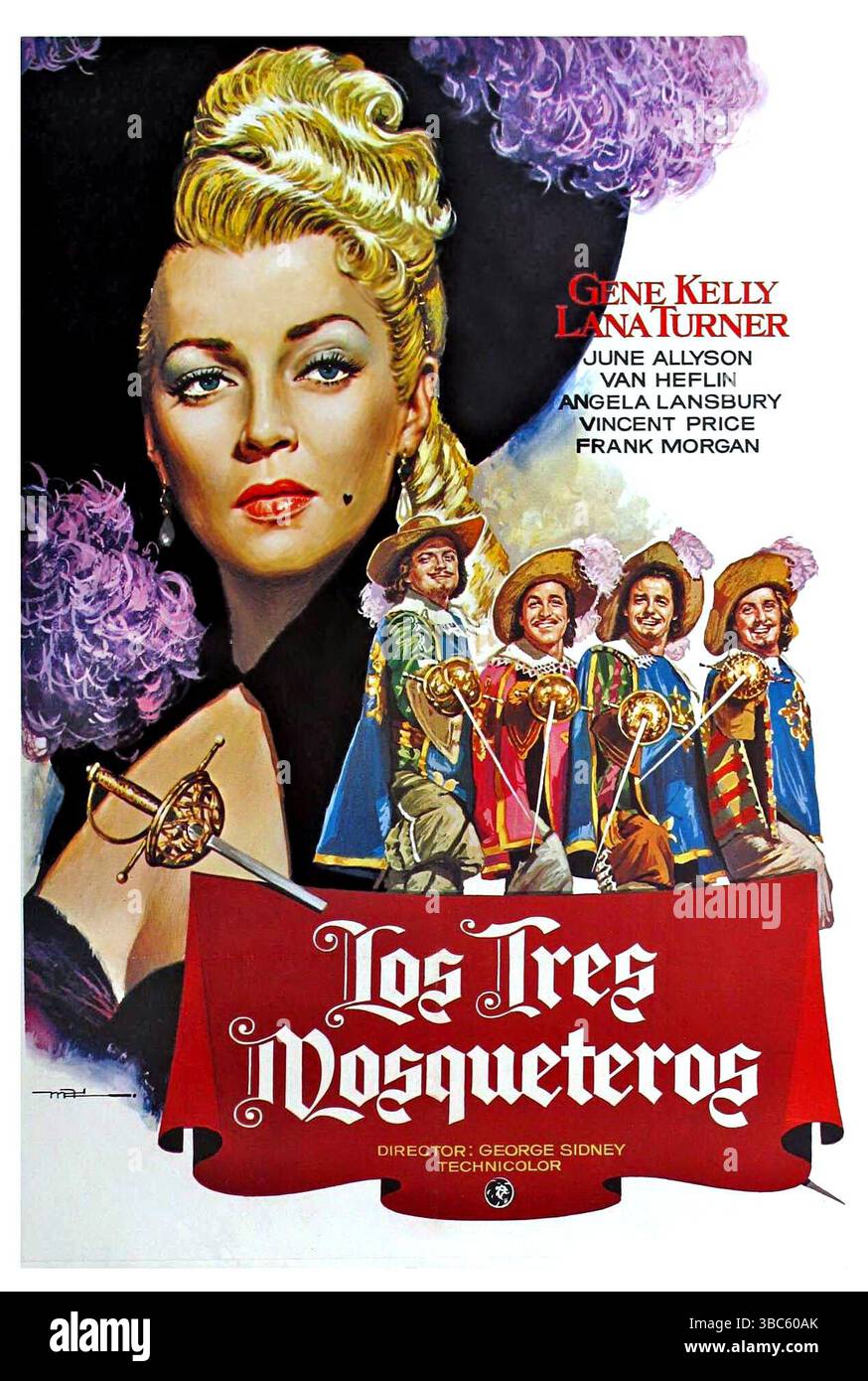 1948 Los tres mosqueteros (The three musketeers), dir george Sidney ...