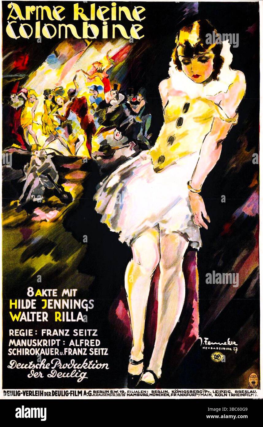 1927 Arme kleine Colombine, a 1927 German silent drama film directed by ...