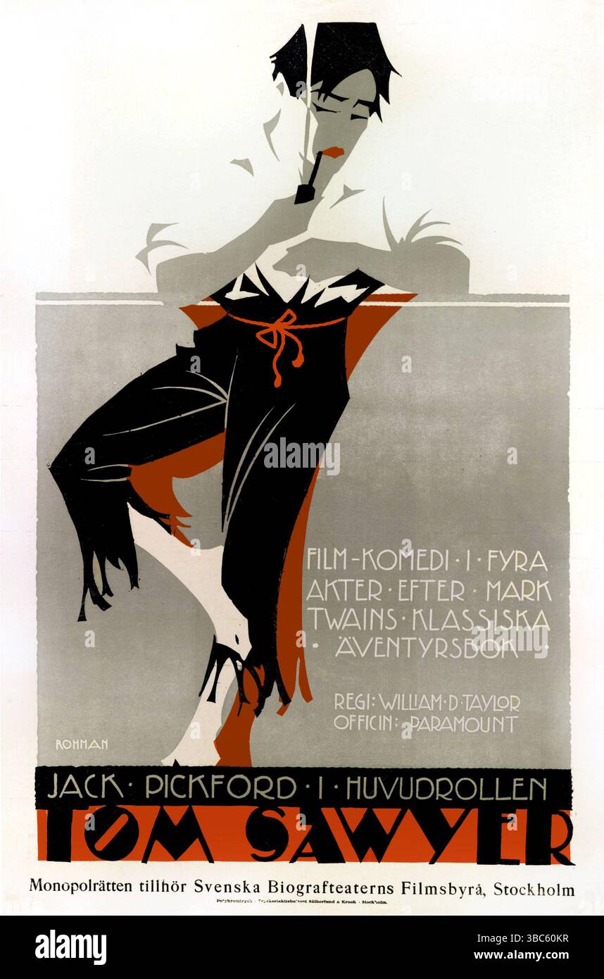 1917 Tom Sawyer film directed by William Desmond Taylor, starring Jack ...