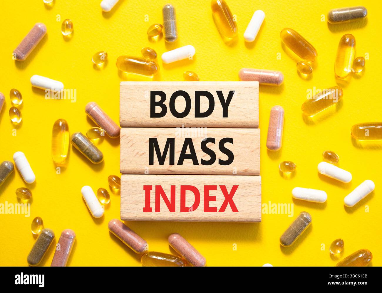 Body Mass Index symbol. Concept word Body Mass Index on wooden blocks ...