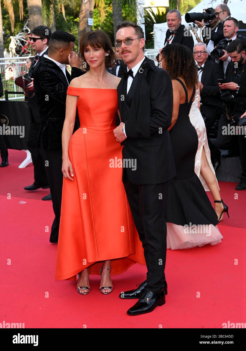 Cannes, France. 18th May, 2025. evening 6 - Red Carpet of the film "The ...