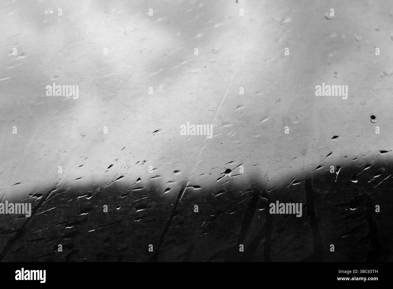 Water streaks on window Black and White Stock Photos & Images - Alamy
