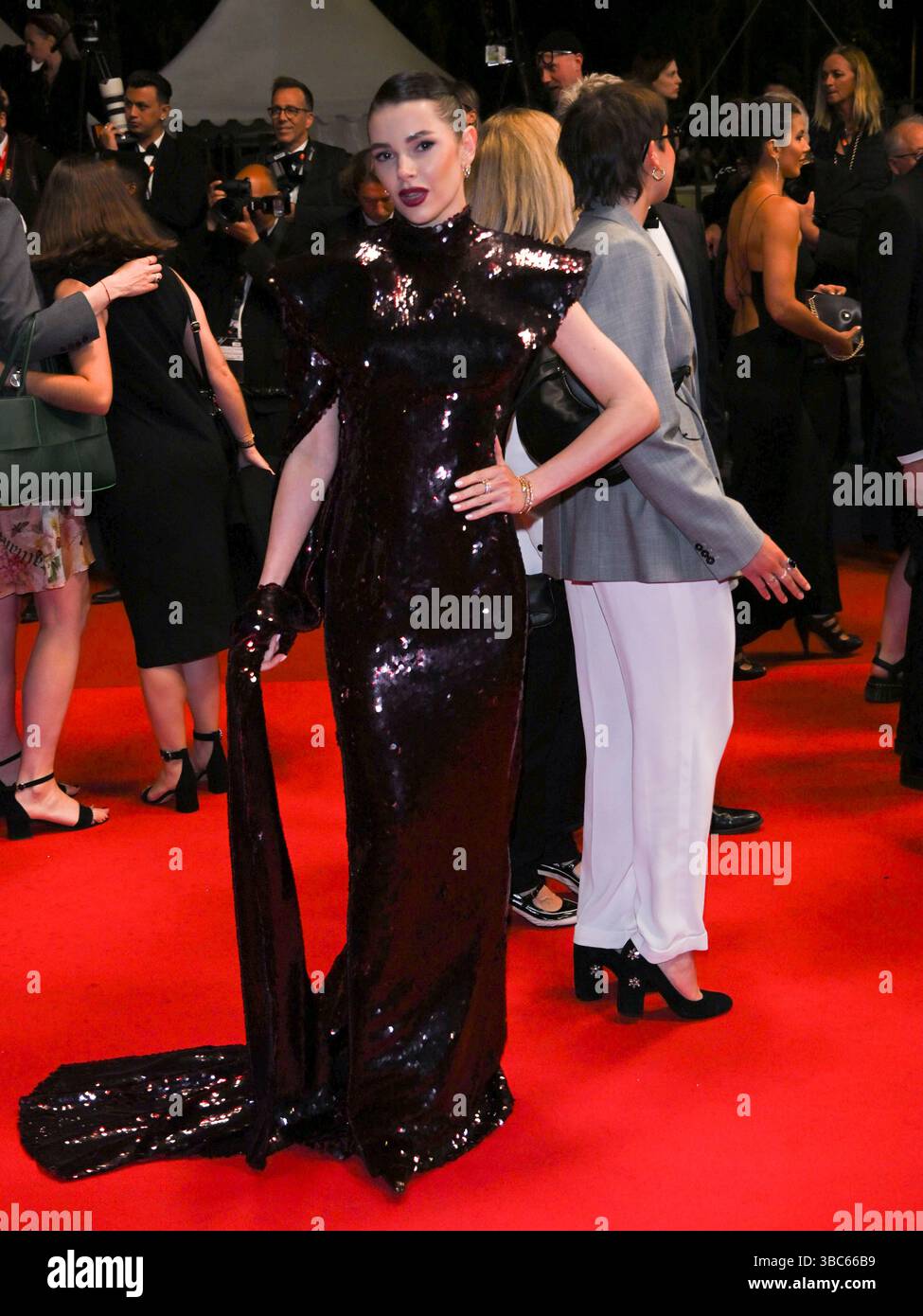 Cannes, France. 18th May, 2025. Evening 6 - Red Carpet of the Film La ...