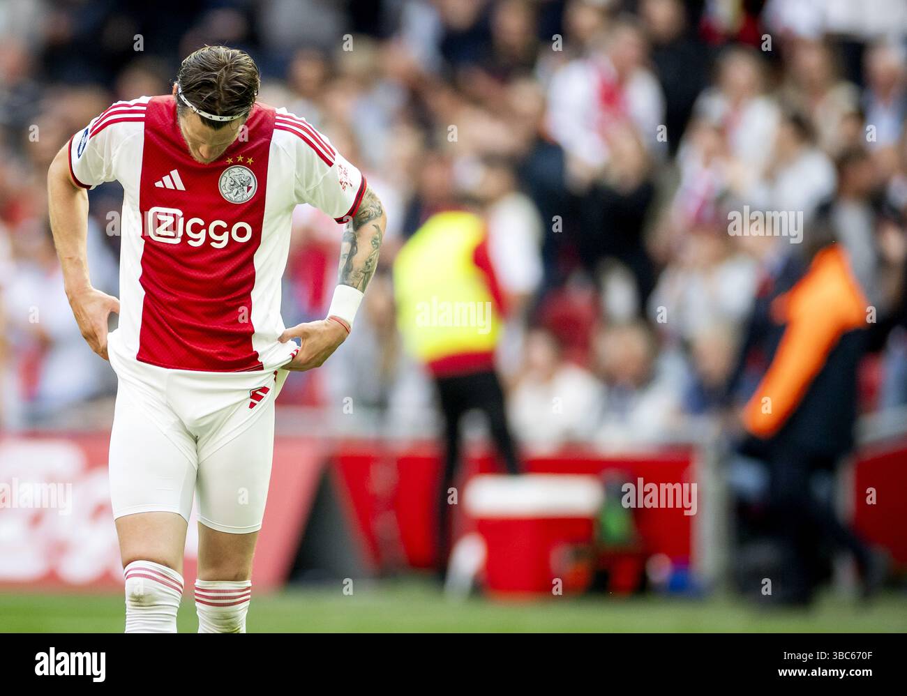 AMSTERDAM - Wout Weghorst of Ajax after the Dutch Eredivisie match between Ajax Amsterdam and FC ...
