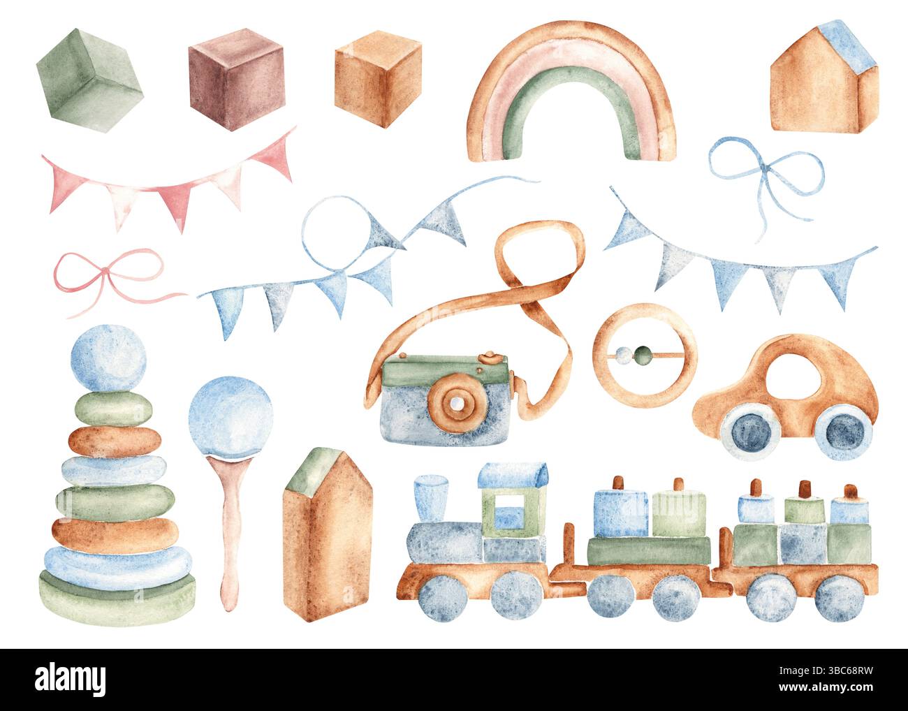 Boy girl game blocks Cut Out Stock Images & Pictures - Alamy