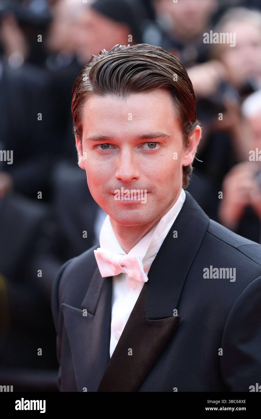 Patrick Schwarzenegger during the 'The Phoenician Scheme' premiere ...