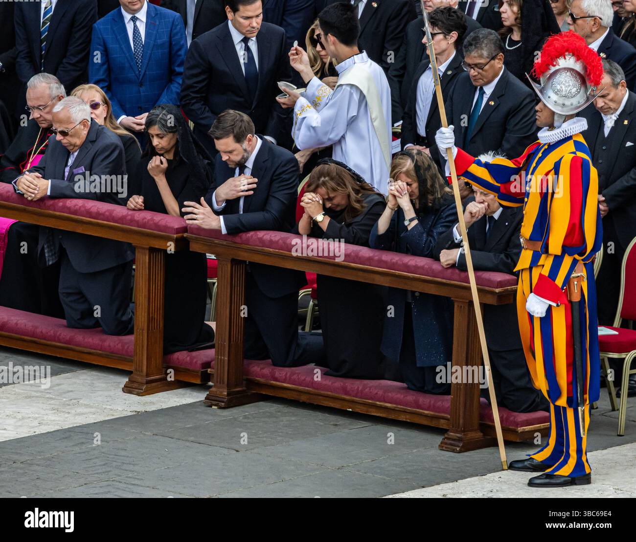 Vatican, . 18th May, 2025. Vice President James David Vance and his ...