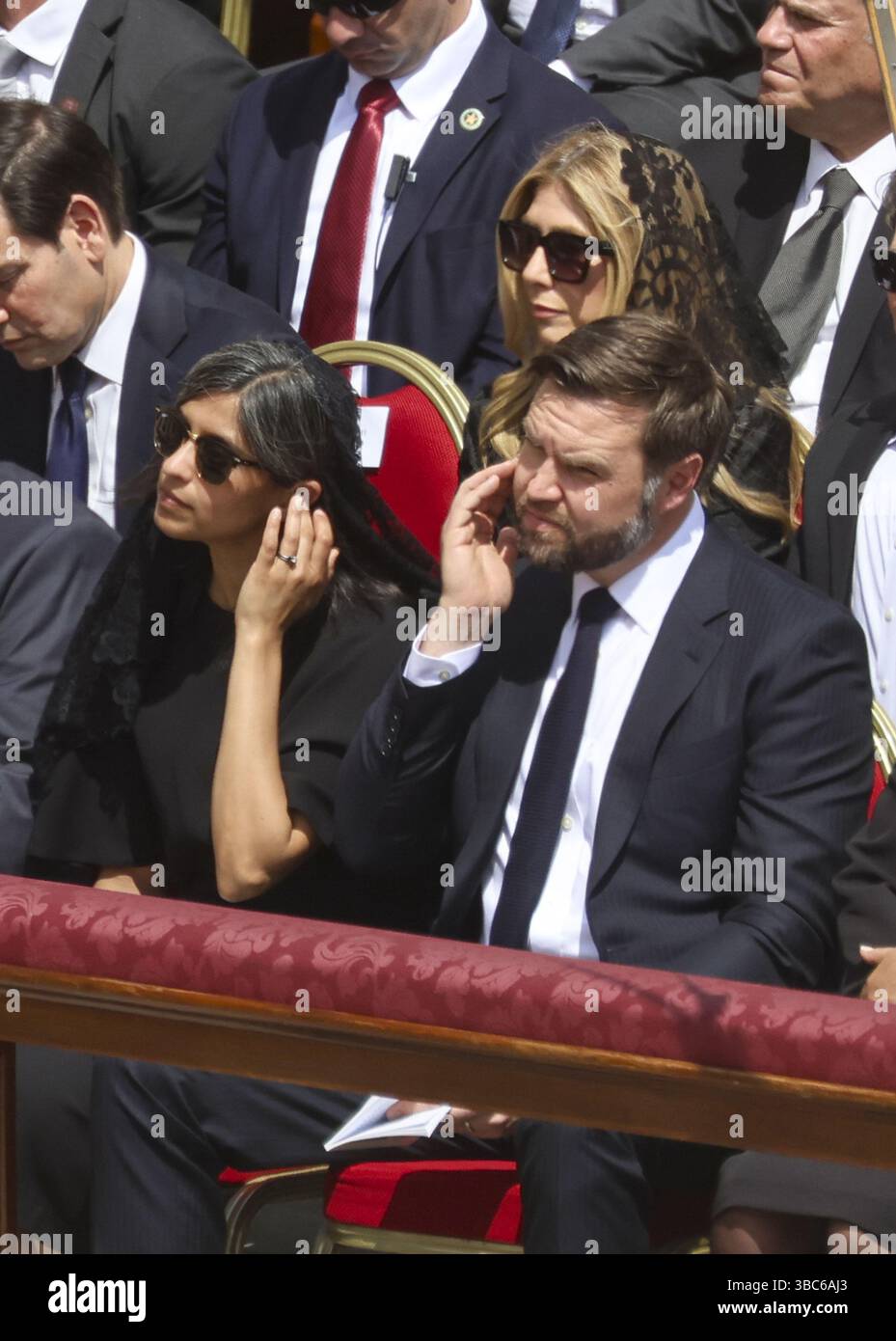 Vatican, Italy. 18th May, 2025. Vice President James David Vance and ...