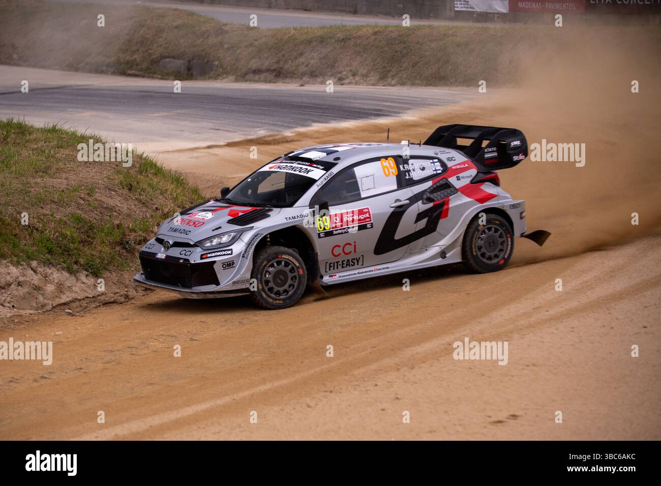 Matosinhos, Guimaraes, Portugal. 17th May, 2025. KALLE ROVANPERA/JONNE ...