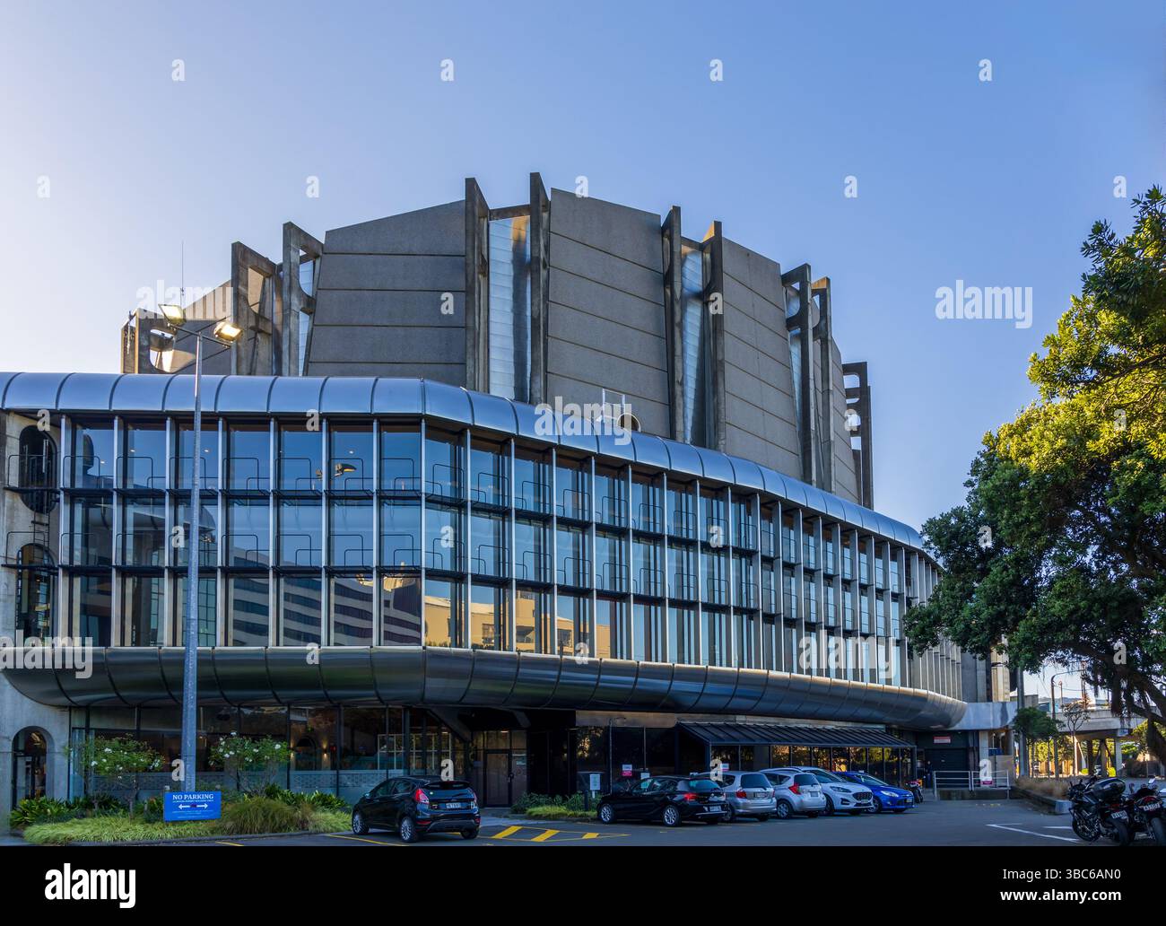 Wellington, New Zealand - March 7, 2025: Michael Fowler Centre, a ...