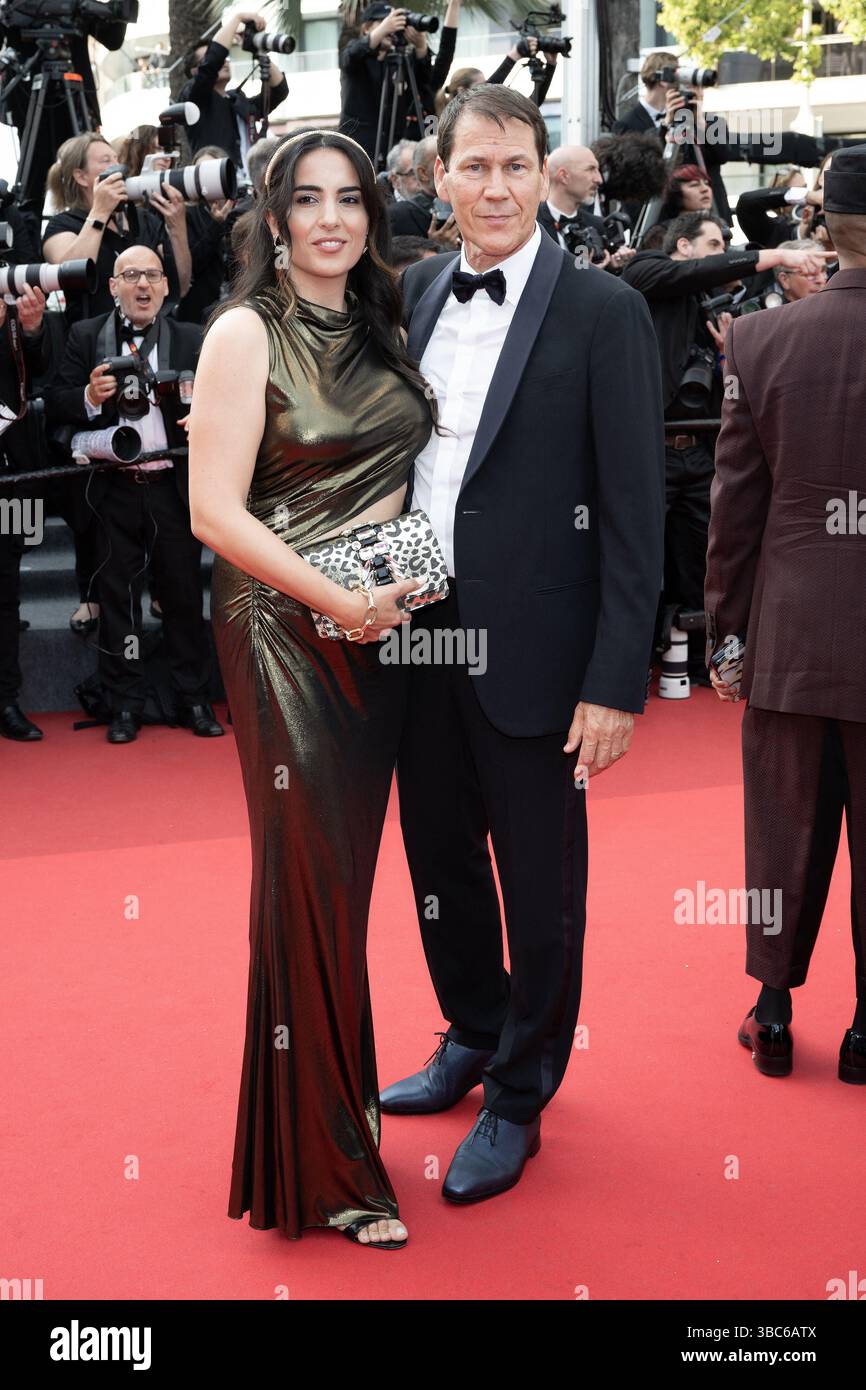 Cannes, France. 18th May, 2025. Rudi Garcia and Francesca Brienza ...