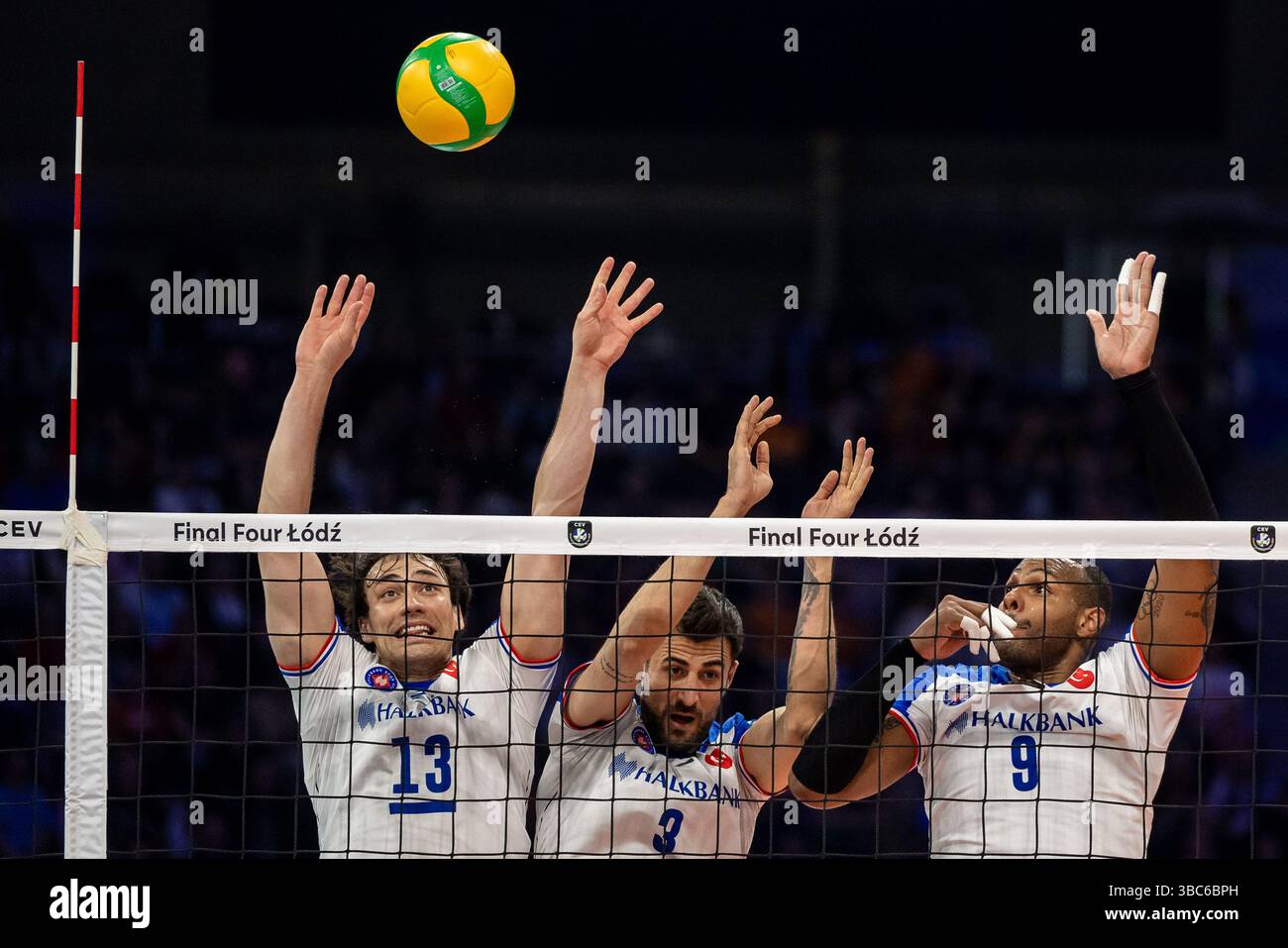 Atlas Arena, Lodz, Poland. 18th May, 2025. 2025 CEV Champions League Volleyball Final Four; JSW ...