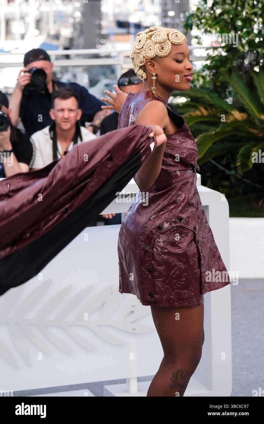 Cannes, France. 18 May 2025. Cleo Diára seen at the Photocall for I ...