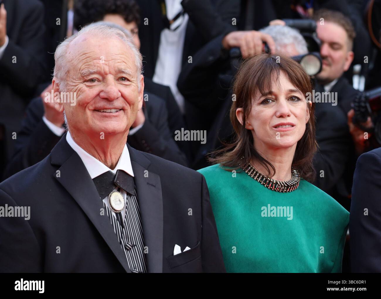 Cannes, France, 18th May, 2025. Charlotte Gainsbourg and Bill Murray ...