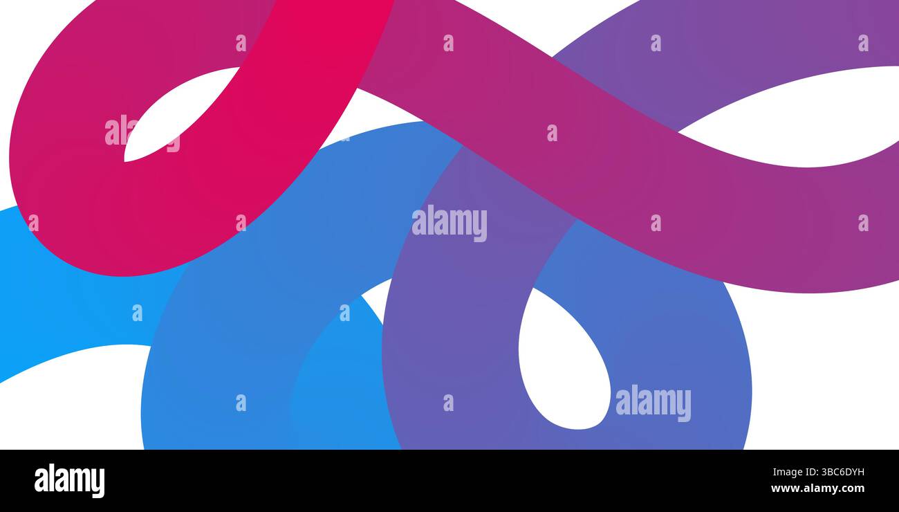 gradient color lines. curved dynamic wave. Vector illustration Stock ...