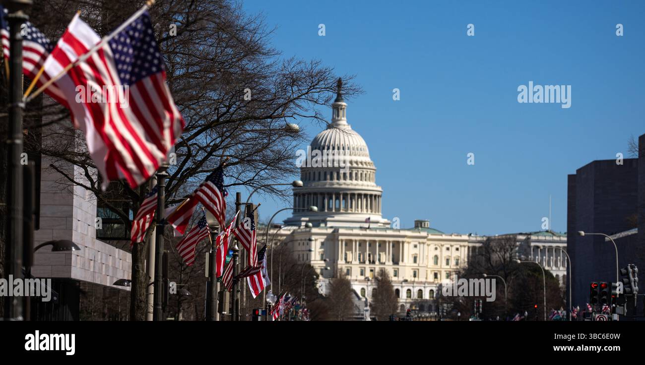 Capitol as a symbol of democracy in Washington, DC. The Capitol ...