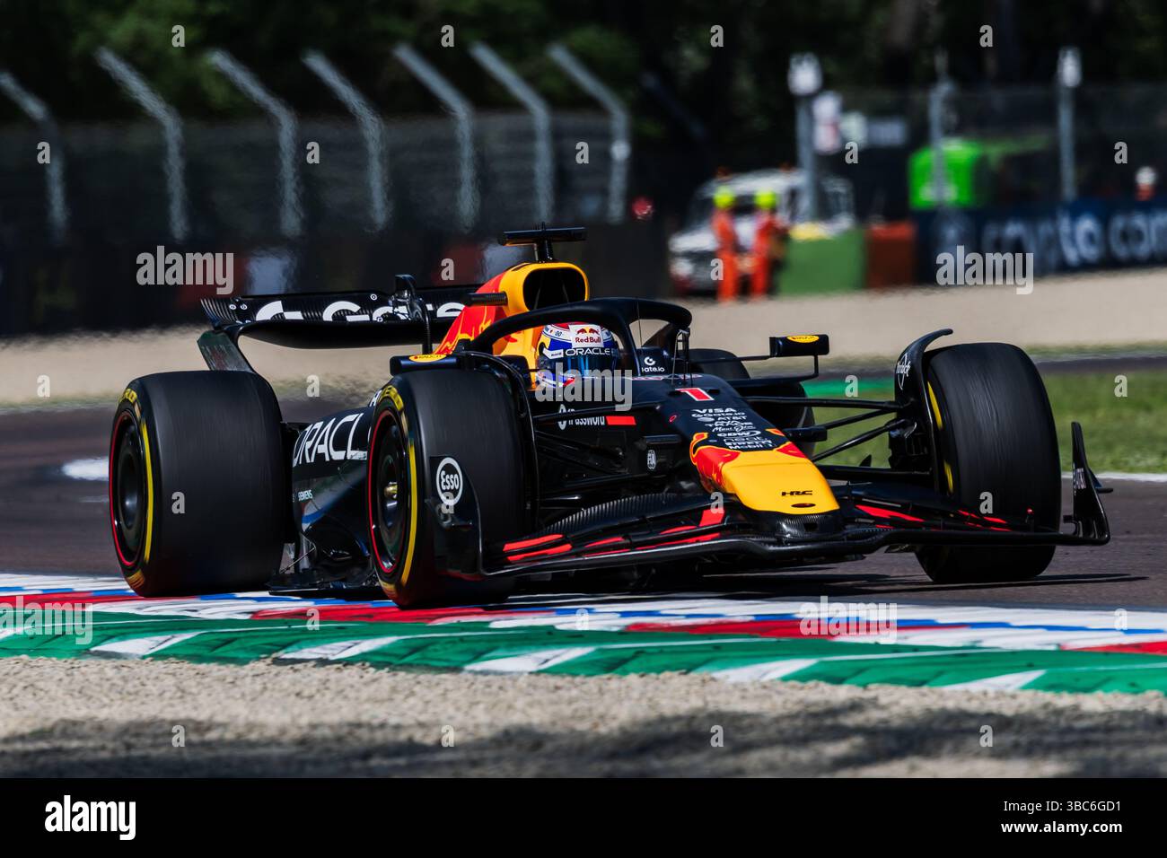 Autodromo Enzo e Dino Ferrari, Imola, Italy.18.May.2025; Max Verstappen ...