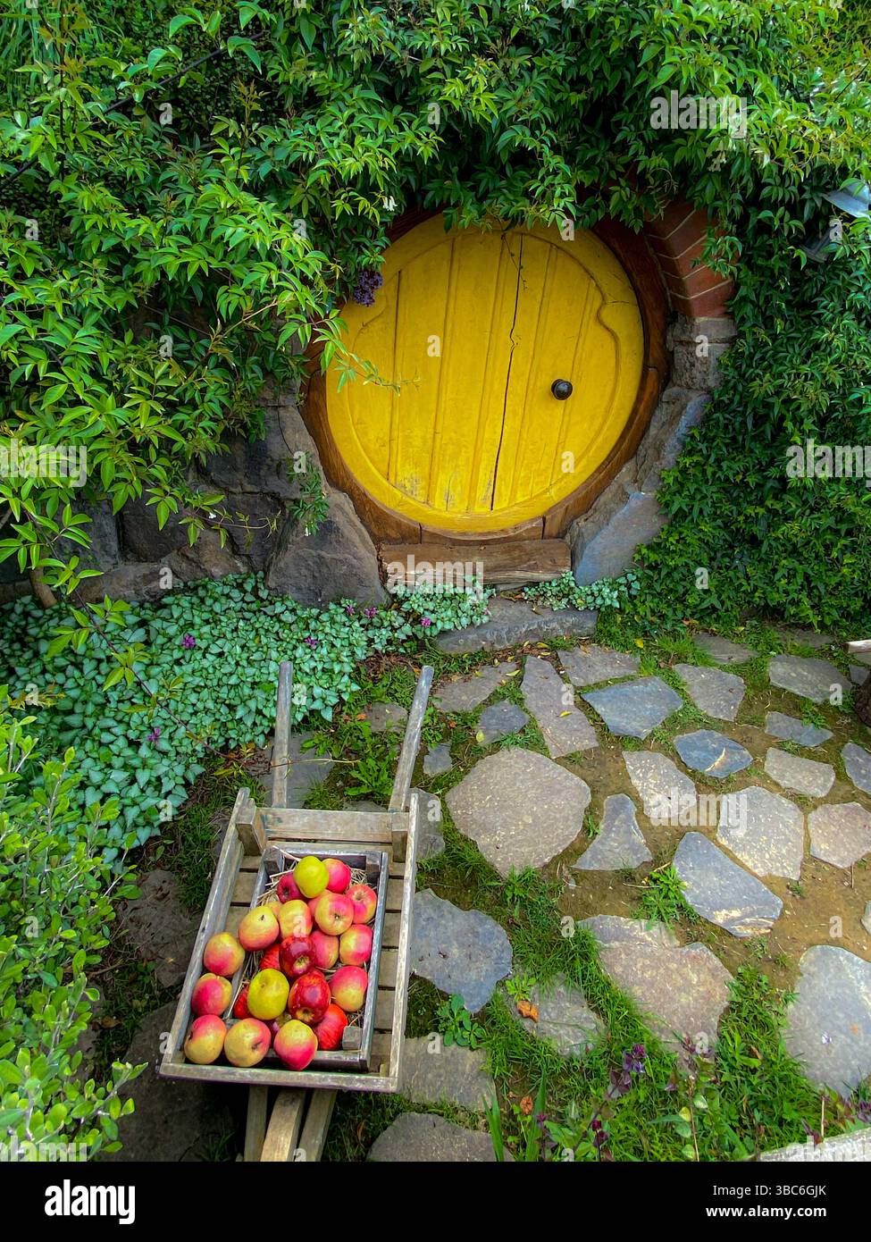 Film props and Inspirational garden designs around the Hobbiton film ...