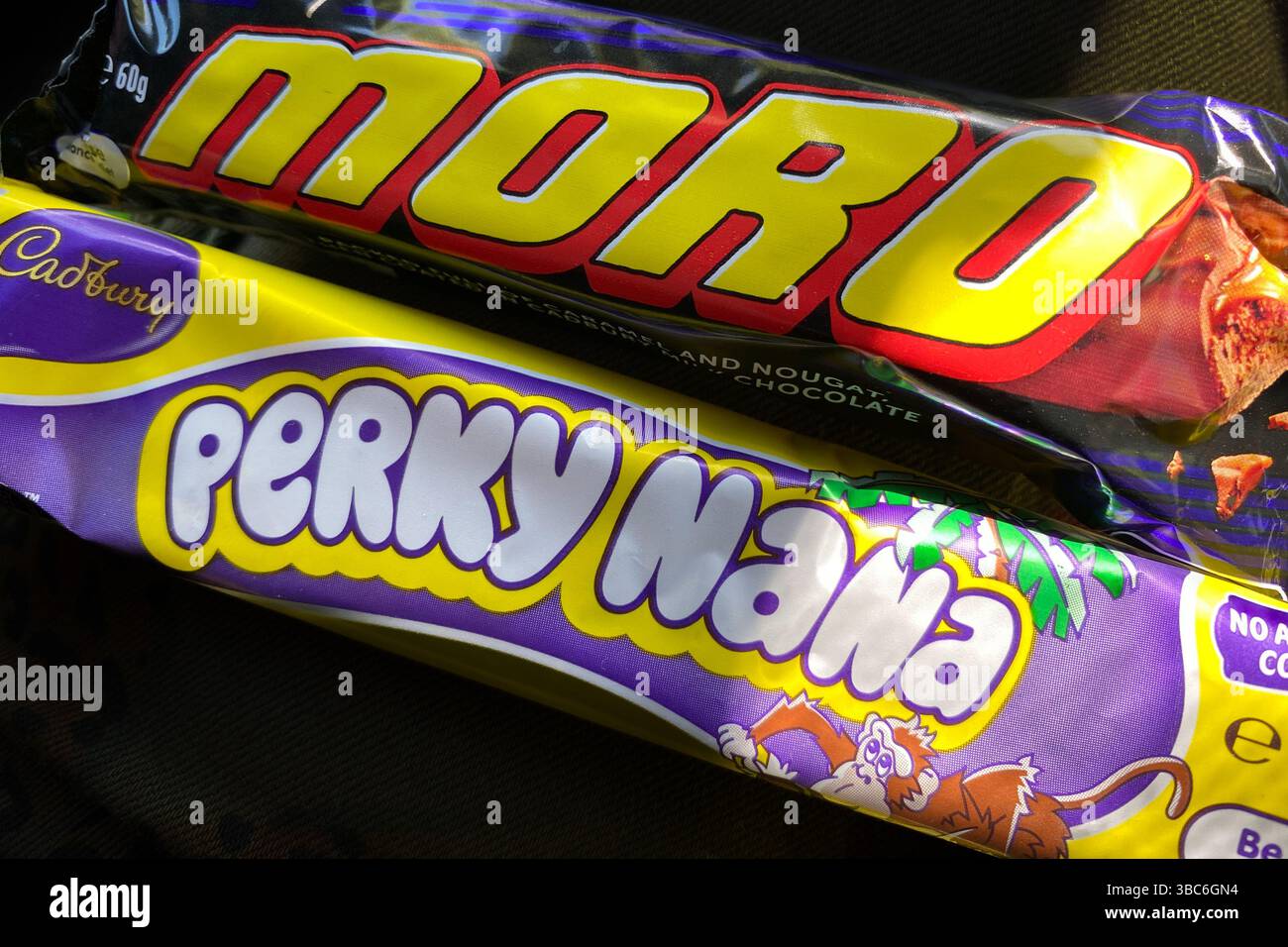 Cadburys candy chocolate bars ‘Moro’ and ‘Perky Nana’ from New Zealand ...