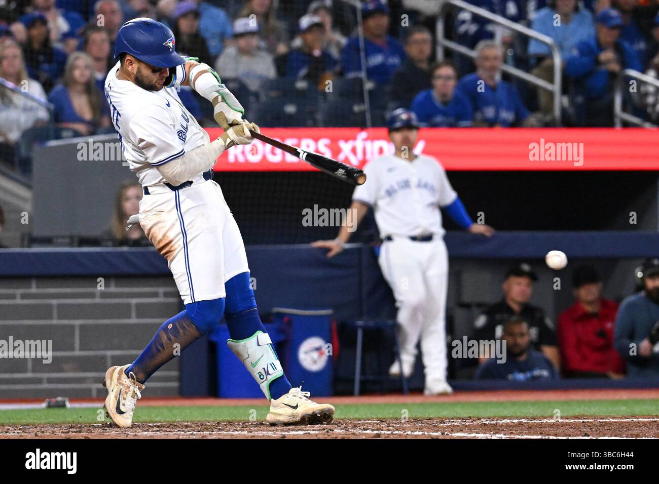 Toronto, Canada. 18th May, 2025. Toronto Blue Jays shortstop Bo ...