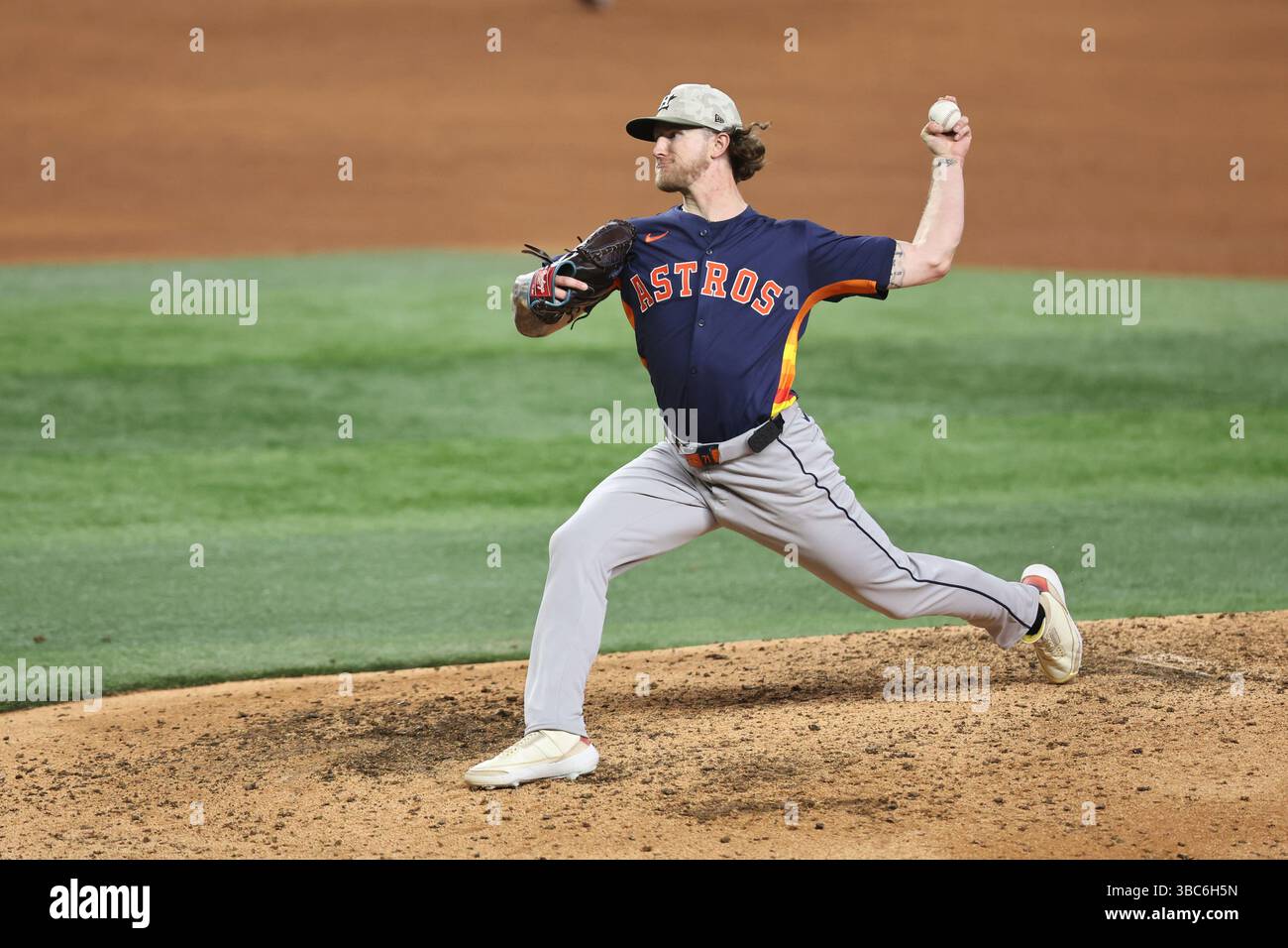 ARLINGTON, TX - MAY 18: Houston Astros pitcher Josh Hader (71) gets the ...