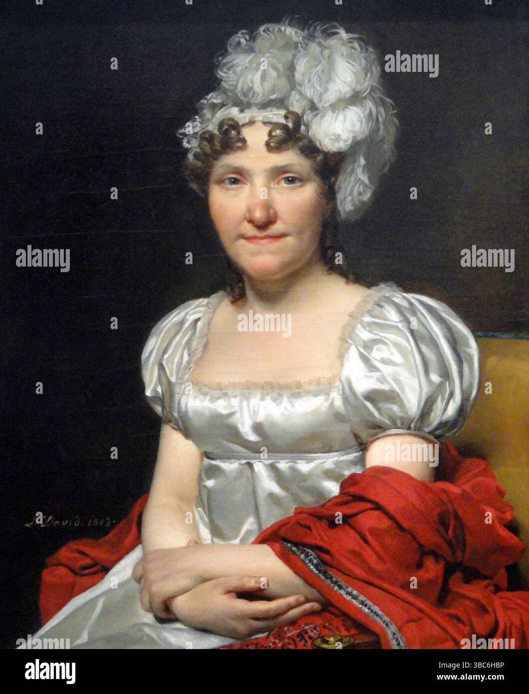 Marguerite-Charlotte David, (1813), Painting by Jacques-Louis David ...