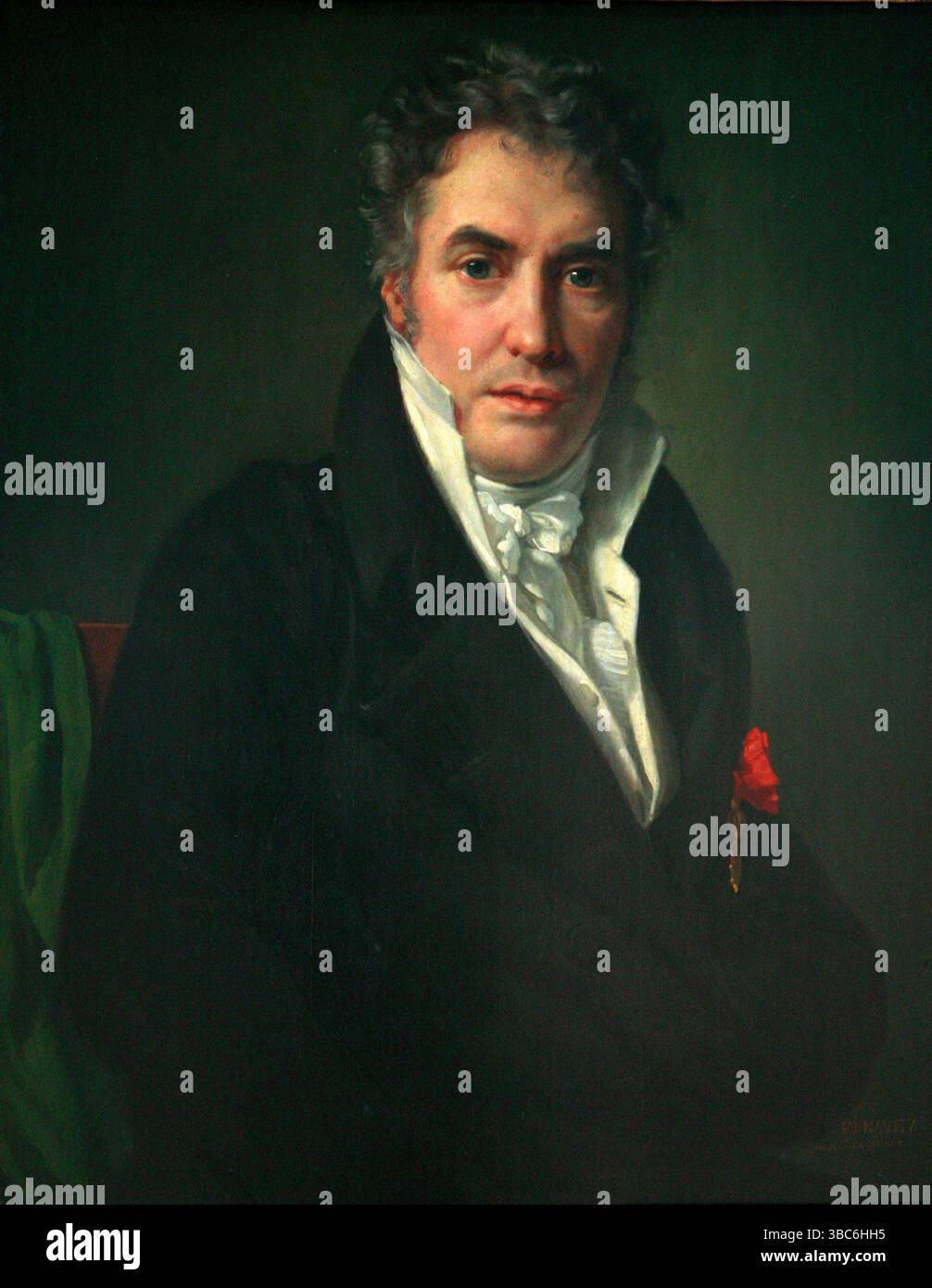 Jacques-Louis David (1748-1825), portrait painting of the French ...