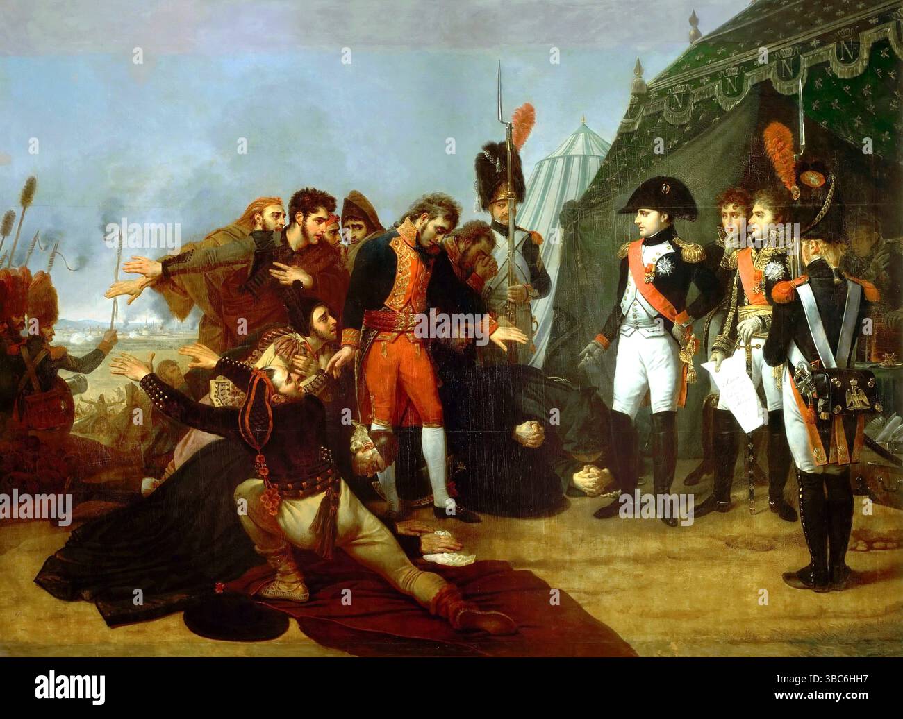 Capitulation de Madrid, Napoleon Accepting the Surrender of Madrid ...