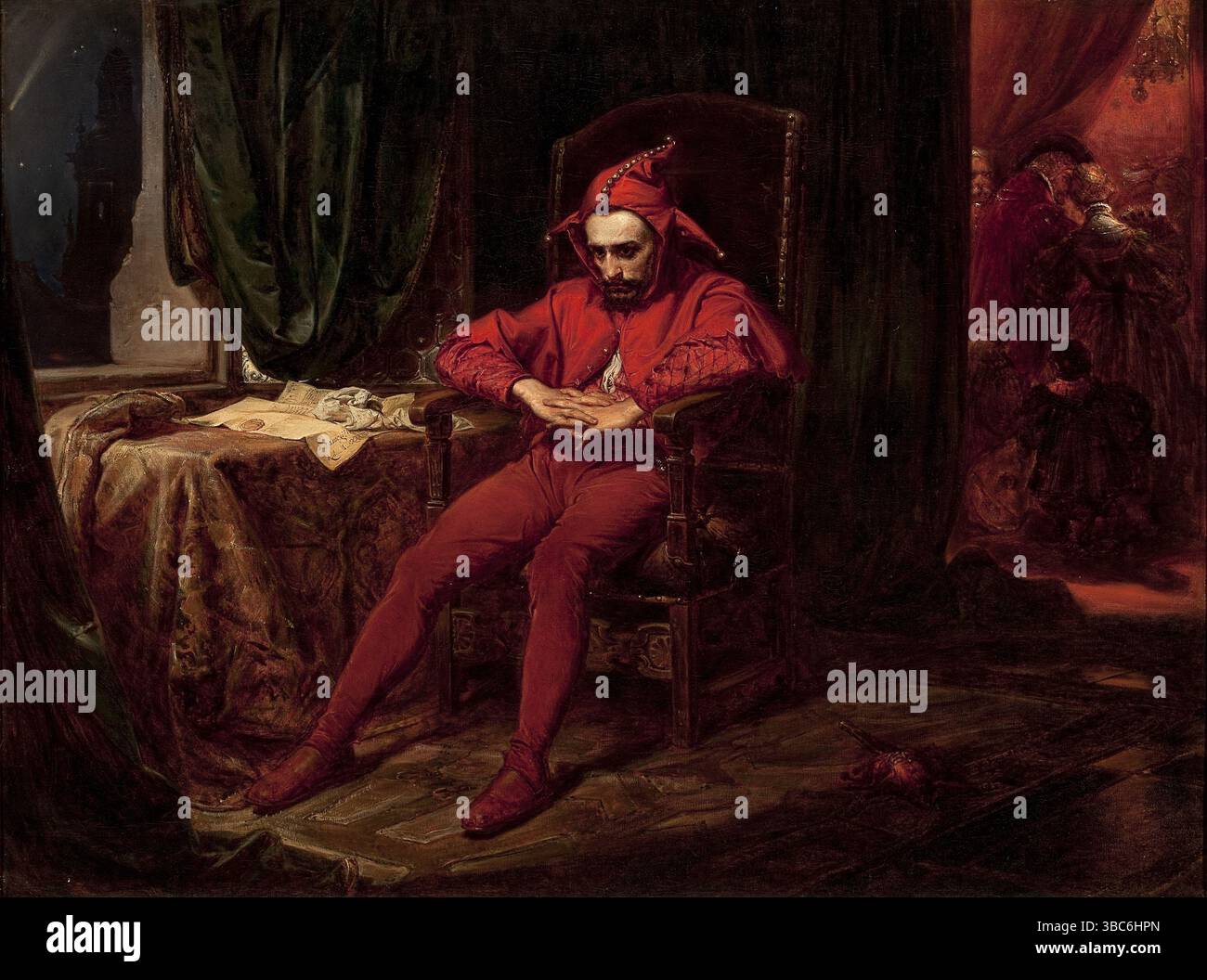 Stańczyk (Stańczyk during a ball at the court of Queen Bona in the face ...