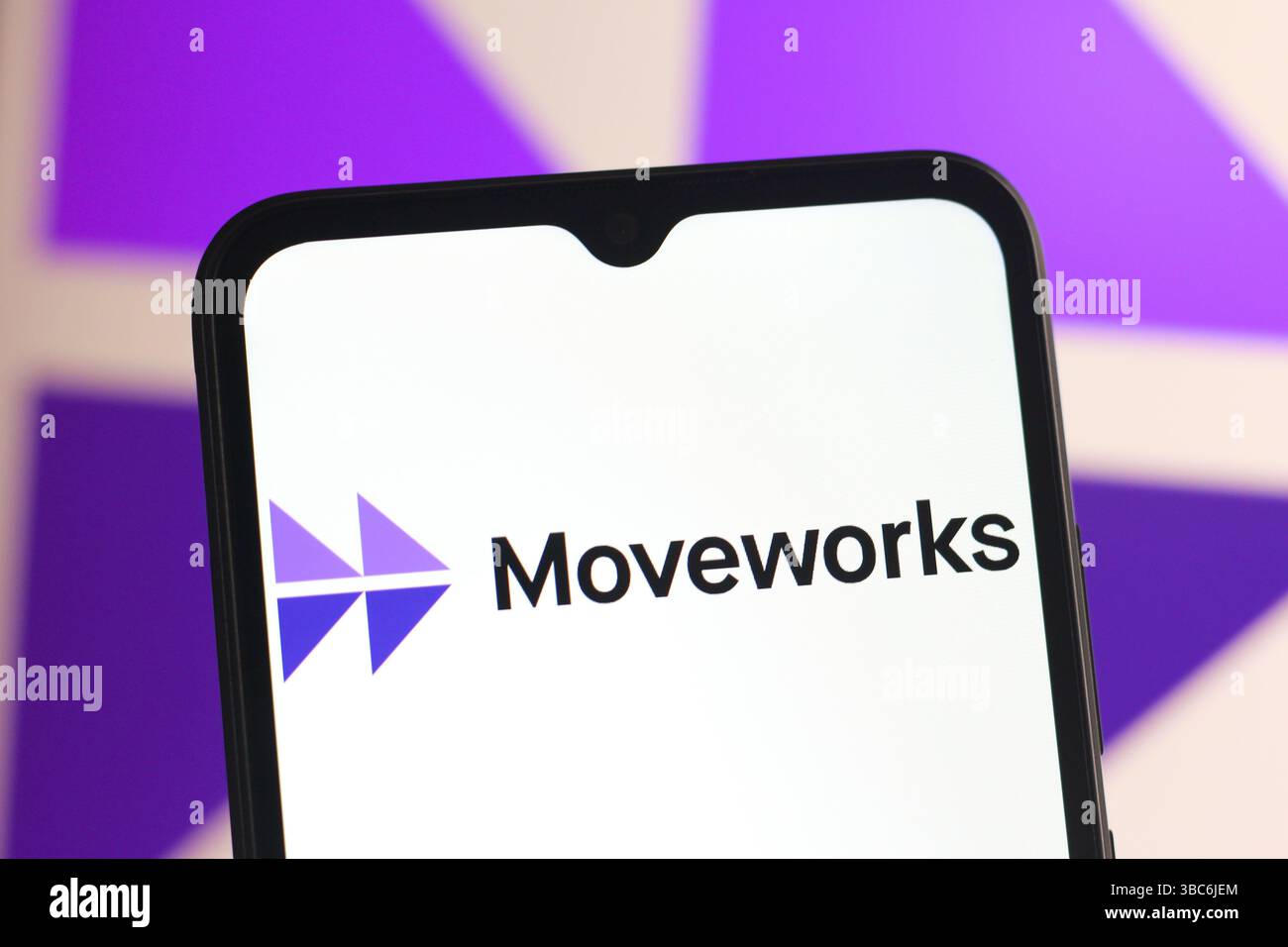 Canada. 18th May, 2025. In this photo illustration, the Moveworks logo ...
