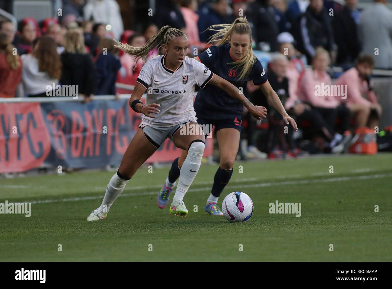 SAN JOSE, CA - MAY 17: NWSL Angel City FC defender M.A. Vignola (16) is ...