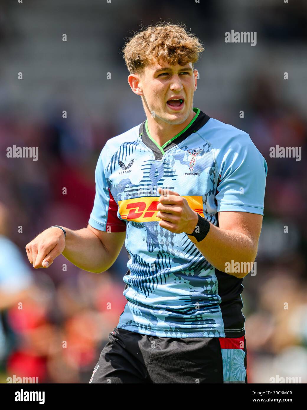 LONDON, UNITED KINGDOM - May 18: Sean Kerr of Harlequins in pre-match ...