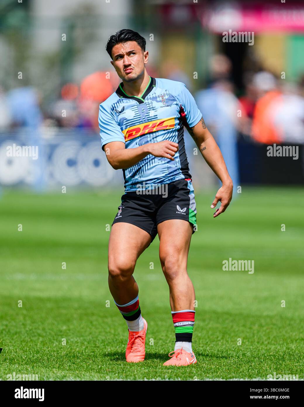 LONDON, UNITED KINGDOM - May 18: Marcus Smith of Harlequins in pre ...
