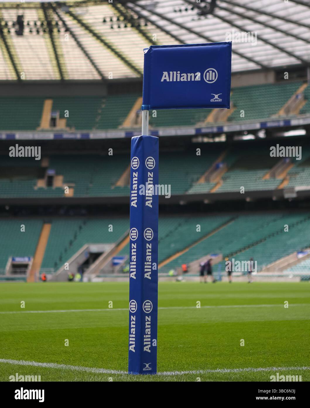 A Allianz Flags at The Allianz Stadium, Twickenham Stock Photo - Alamy