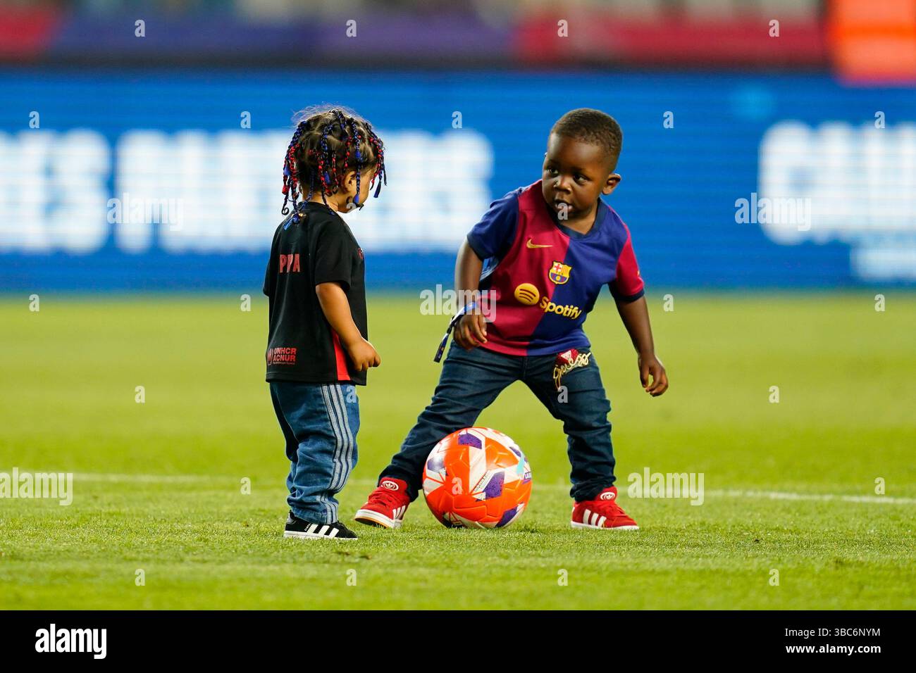 Barcelona, Spain. 18th May, 2025. Raphael Dias Belloli Raphinha son and ...
